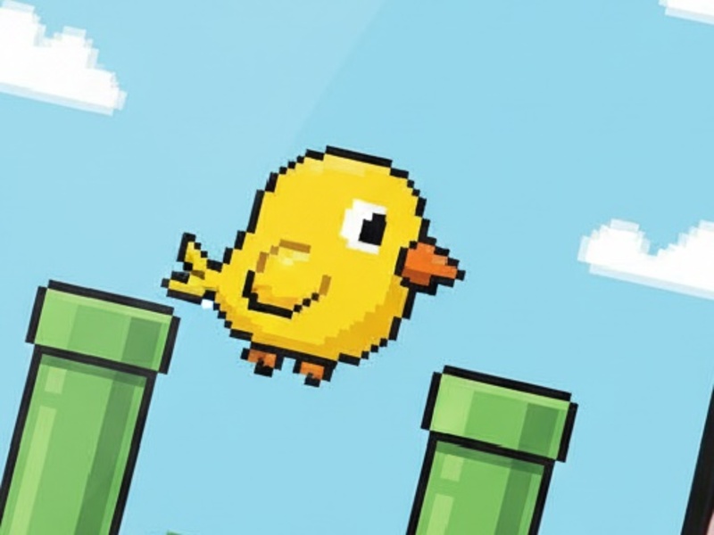 Flappy Birds Game AI 🕹️ Sgamesでオンラインプレイ