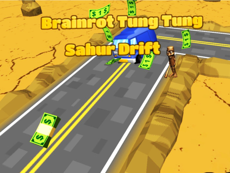 Brainrot Tung Tung Sahur Drift 🕹️ Sgamesでオンラインプレイ